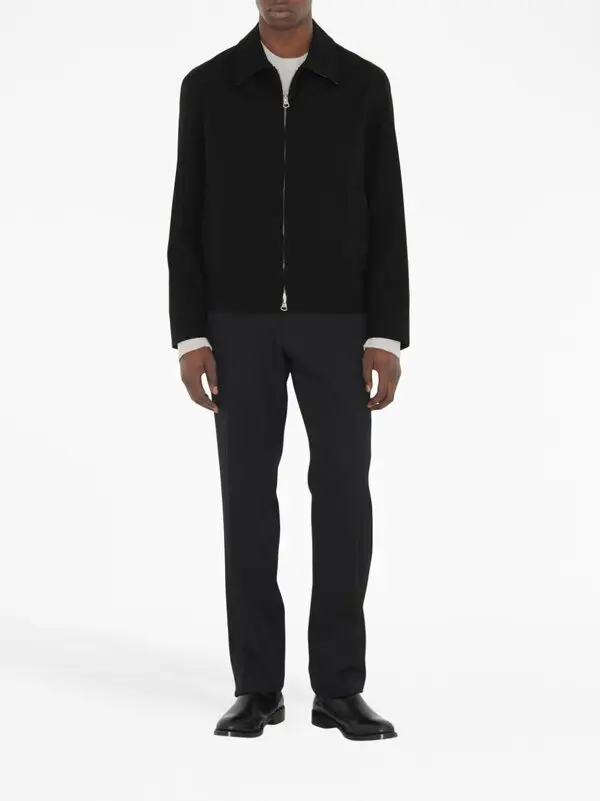 Burberry Ekd Logo-embroidered Jacket - Black
