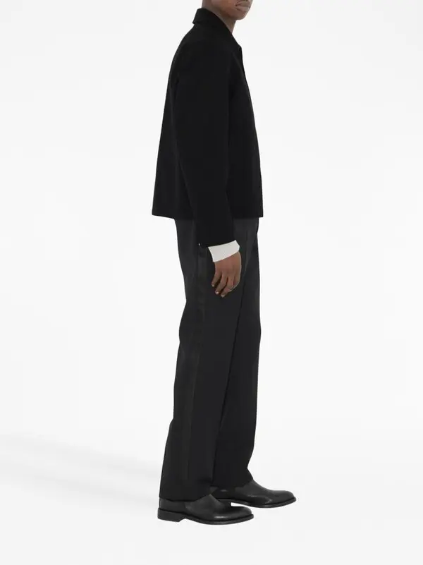 Burberry Ekd Logo-embroidered Jacket - Black