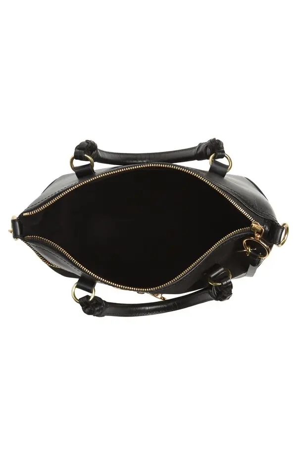 See By Chloé Emy Suede & Leather Satchel - Black | Editorialist