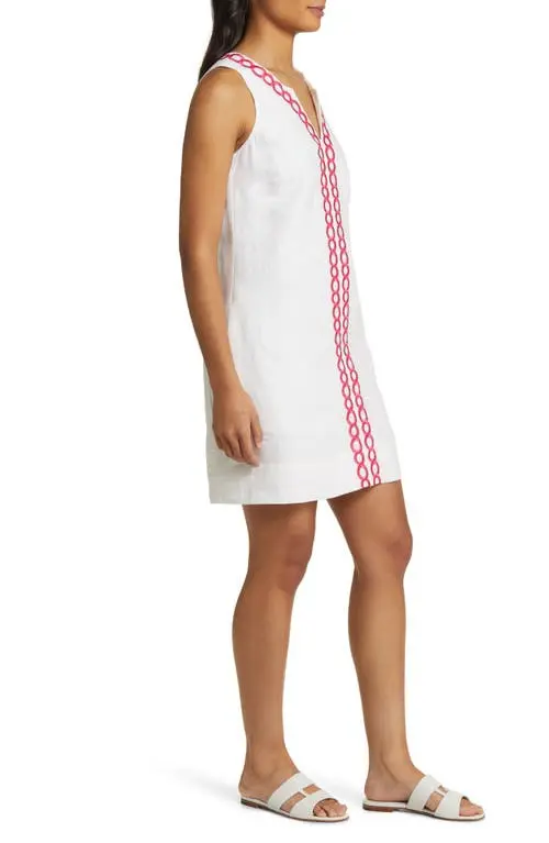 green emerald velvet dress Filly Linen Mini Dress  Embroidered Linen Dress S
