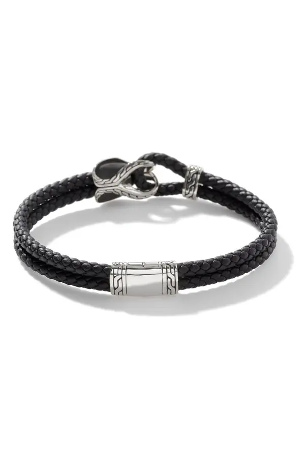 John Hardy Asli Classic Leather & Sterling Silver Bracelet