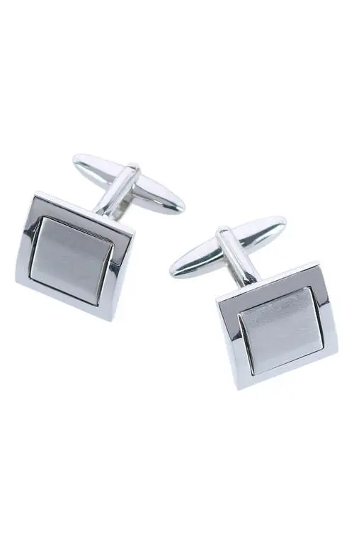Trafalgar The Plaza Square Cuff Link & Stud Set