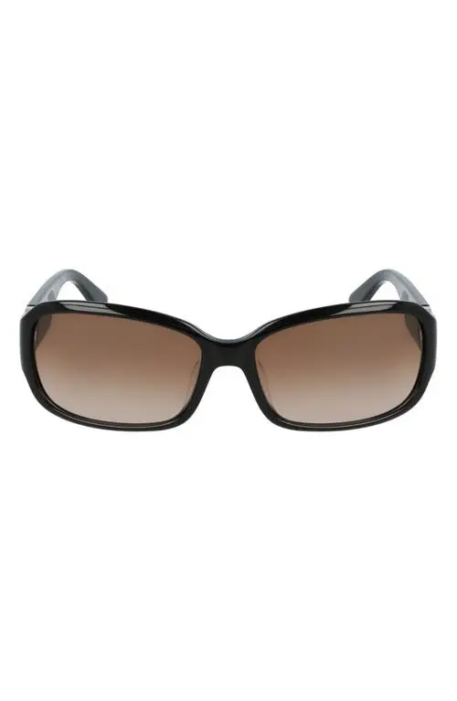 FERRAGAMO Salvatore Special Fit Sunglasses - Black/grey Gradient