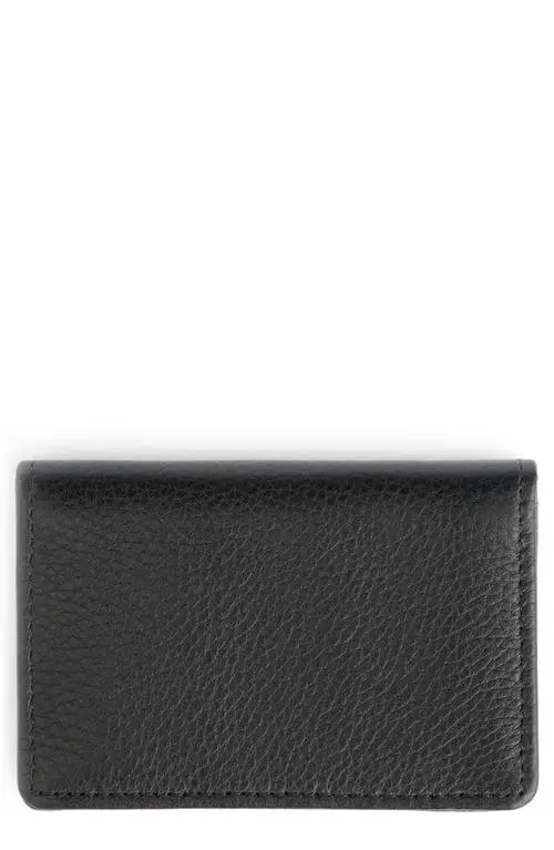 ROYCE NEW YORK Leather Card Case - Black