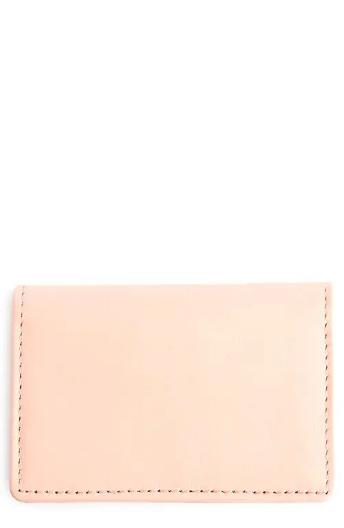 ROYCE NEW YORK Leather Card Case - Light Pink