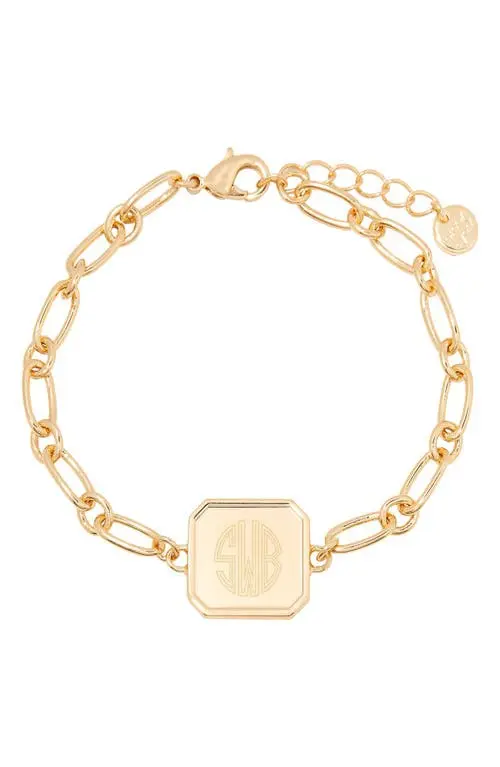 BROOK & YORK Quincy Monogram Bracelet - Gold