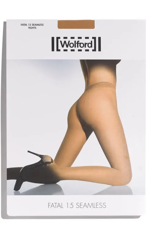 Wolford Fatal 15' Seamless Tights - Black