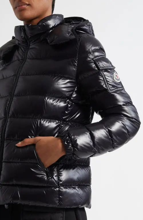 Moncler Bady Water-resistant Down Puffer Jacket - Black/black