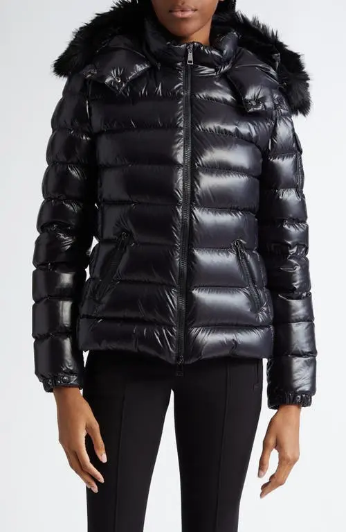 Moncler Badyf Hooded Down Jacket - Black/black