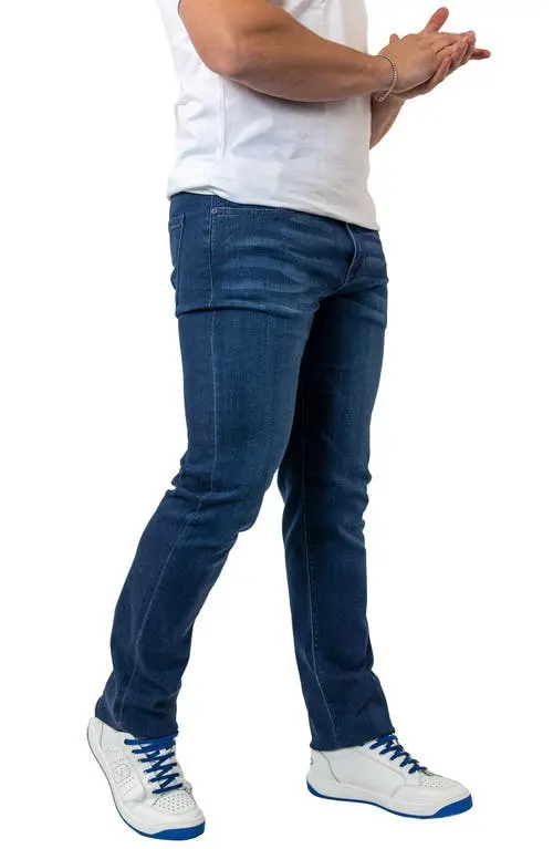 MACEOO Torn Stretch Denim Jeans
