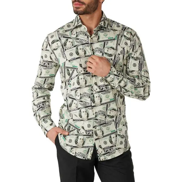 Opposuits Cashanova Stretch Button-up Shirt