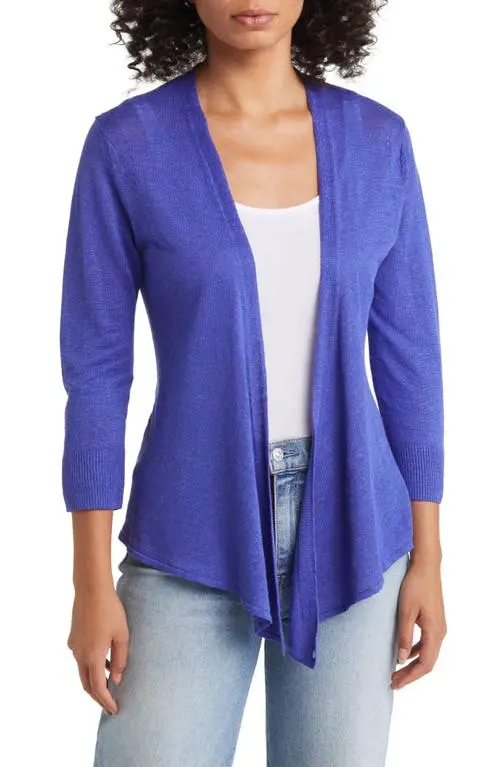 Tommy Bahama Addison Linen Blend Cardigan - Bold Blue