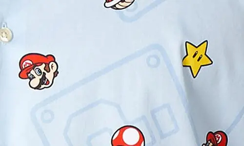 Opposuits Super Mario™ Stretch Short Sleeve Button-up Shirt