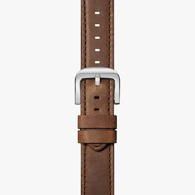 Shinola 24mm Leather Watch Strap - British Tan