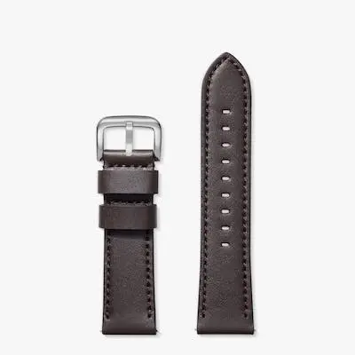 Shinola 24mm Leather Watch Strap - Kodiak