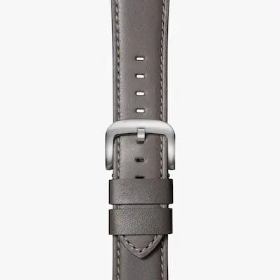Shinola Leather Strap For Apple Watch - Heather Gray