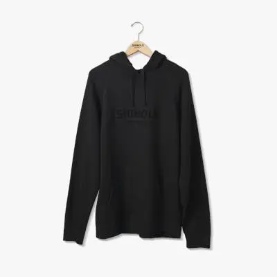 Shinola Logo French Terry Hoodie - Black