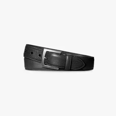 Shinola Bedrock Leather Belt - Black