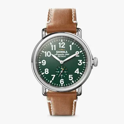 Shinola The Runwell 41mm Watch - Green