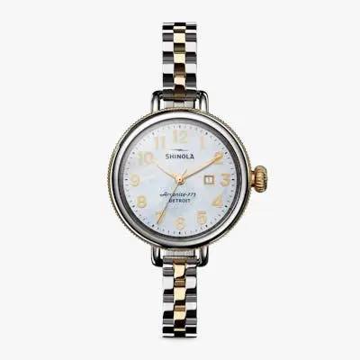 Shinola The Birdy 34mm Watch - Mother Of Pearl