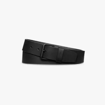Shinola Rambler Leather Belt - Black