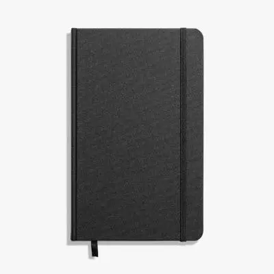 Shinola Medium Hard Ruled Journal Monogrammable - Black