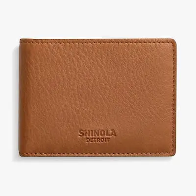 Shinola Wallet Slim Bifold - Tan