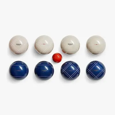 Shinola St. Pierre Bocce Ball Set Cream - Navy