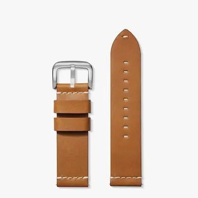 Shinola Largo Leather 24mm Watch Strap - Tan