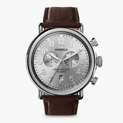 Shinola Chrono Runwell 47mm Watch - White