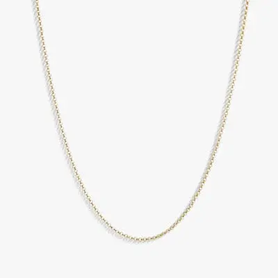 Shinola Medium Rolo Chain Necklace - 14k Gold