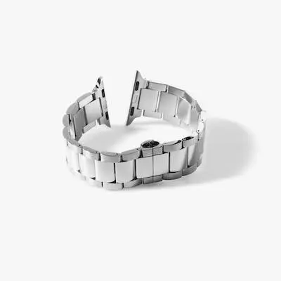Shinola Stainless Steel Link Bracelet For Apple Watch - Silver