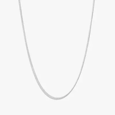 Shinola Small Curb Chain Necklace - Sterling Silver
