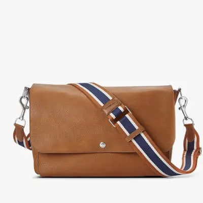 Shinola Leather Canfield Messenger Bag - Tan