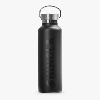 Shinola 25 Oz Stainless Steel Water Bottle - Black