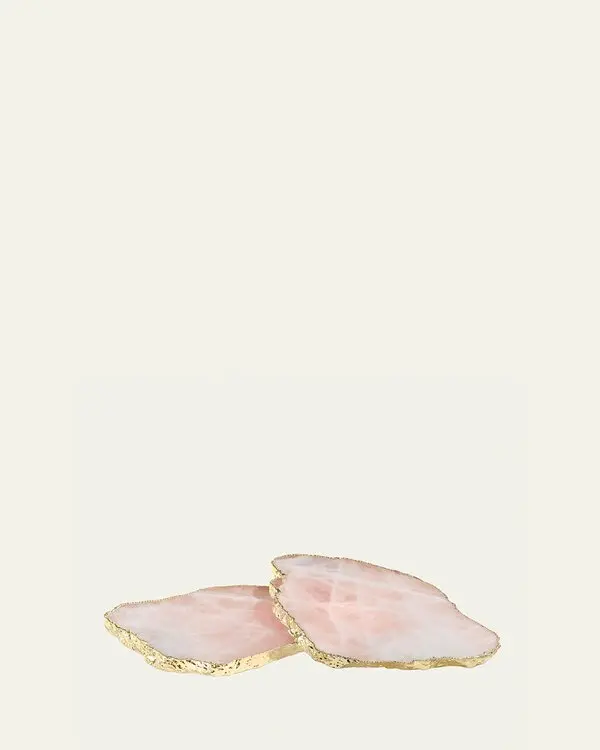 ANNA NEW YORK Quartz Coasters, Set Of 2