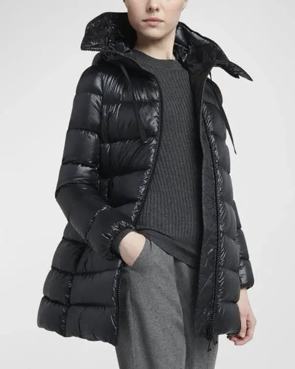 Moncler Suyen Hooded Parka - Black