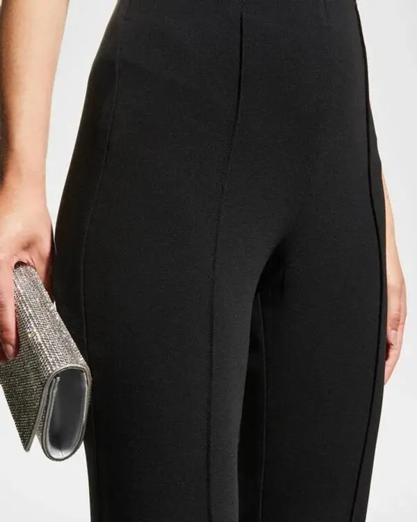Cinq À Sept Brianne Slit-leg Trousers - Black