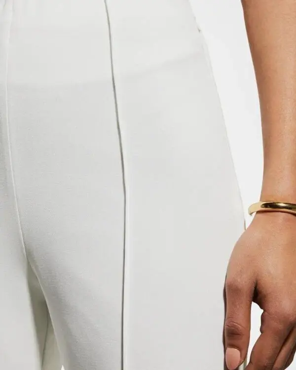 Cinq À Sept Brianne Slit-leg Trousers - Ivory