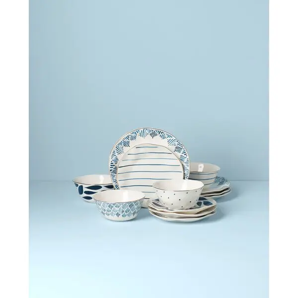 LENOX Bay 12-piece Dinnerware Set