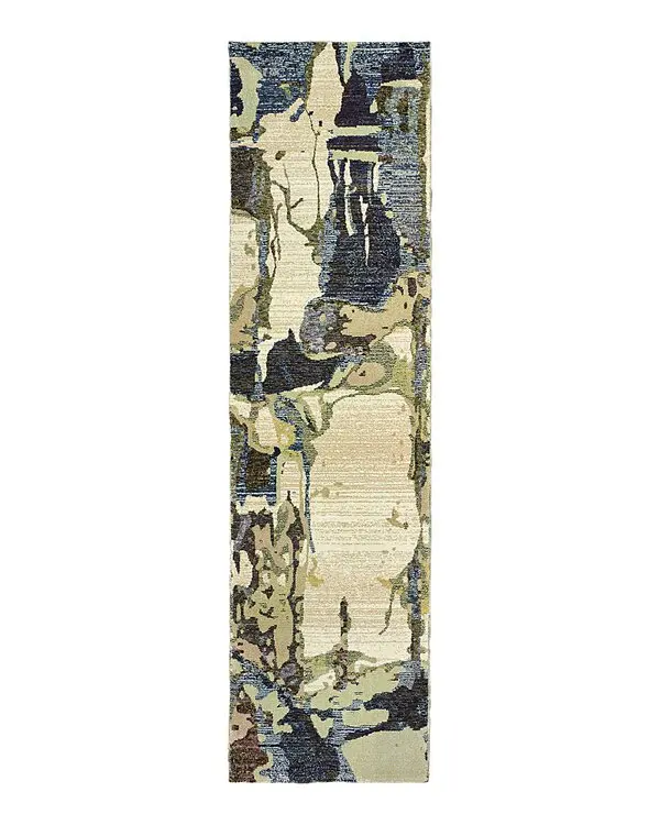 ORIENTAL WEAVERS Evolution 8027a Runner Rug, 2'3 X 8 - Blue/gray