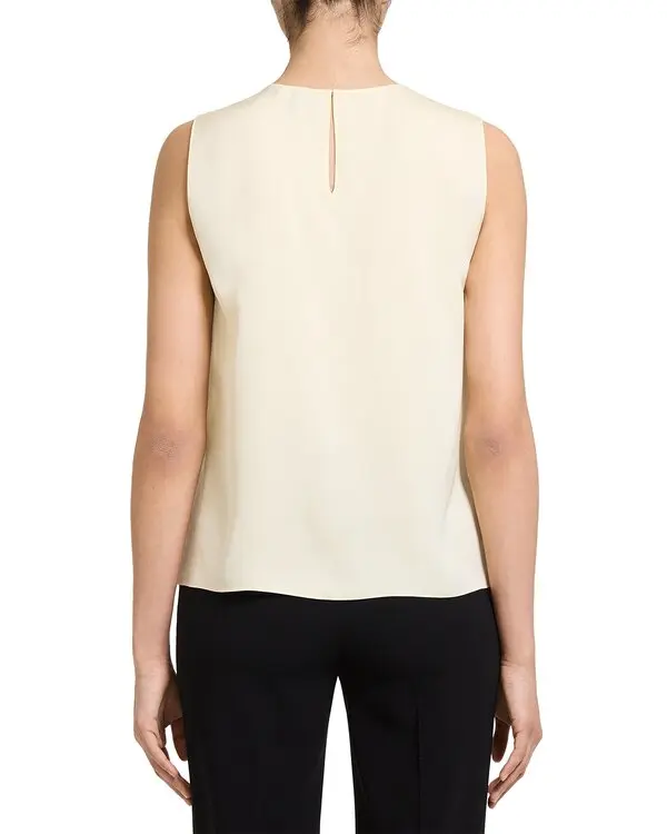 Theory Silk Sleeveless Tank - Sunbeam