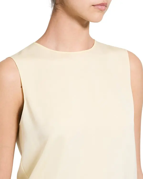 Theory Silk Sleeveless Tank - Sunbeam