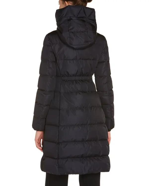 Moncler Avocette Long Down Coat - Black