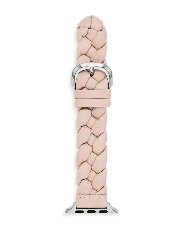 Kate Spade New York Braided Leather Band For Apple Watch By - Pink