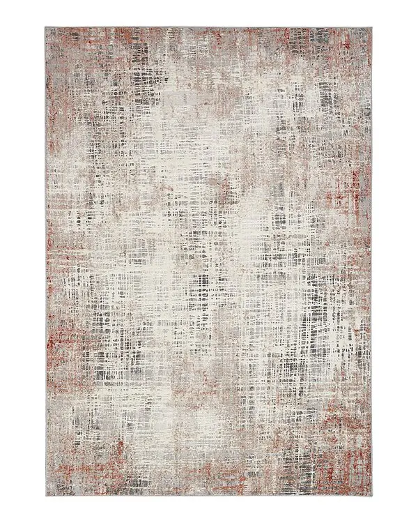 Calvin Klein Ck022 Infinity Ifn01 Area Rug, 9' X 12 - Rust Multi