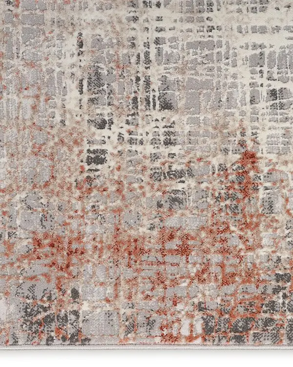 Calvin Klein Ck022 Infinity Ifn01 Area Rug, 9' X 12 - Rust Multi