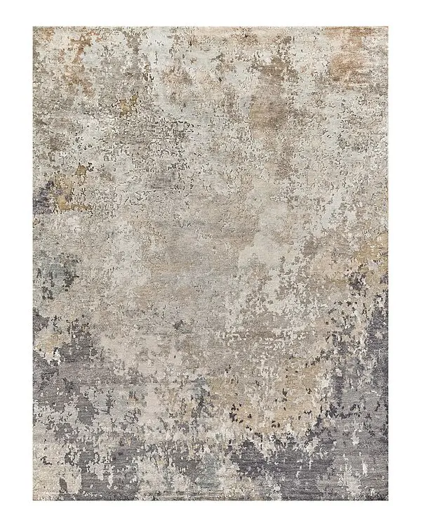 EXQUISITE RUGS Laureno Er4472 Area Rug, 6' X 9 - Silver