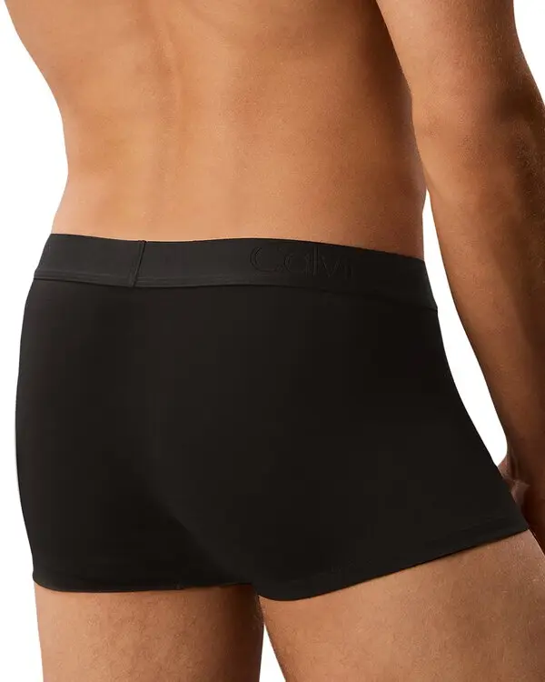 Calvin Klein Stretch Low Rise Trunks, Pack Of 3 - Black/black
