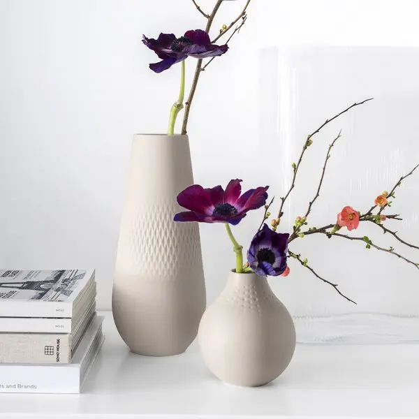 VILLEROY & BOCH Manufacture Collier Carre Vase, Tall
